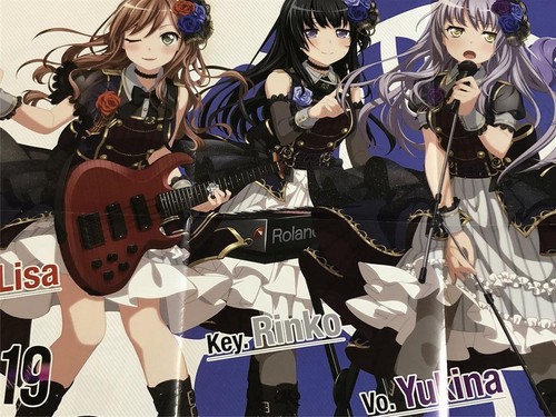 BUSHIROAD BanG Dream! 7th Live Roselia Poppin Party Official Japan BIG ...