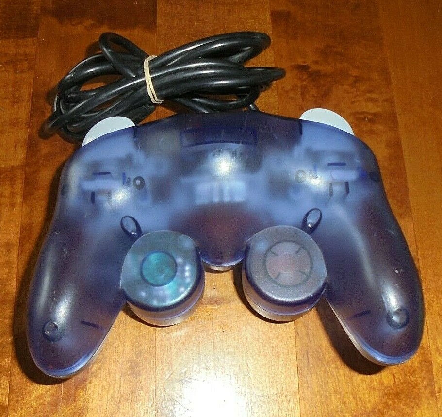 LOGIC3 GC801P NINTENDO GAMECUBE PURPLE CONTROLLER IN VGWC + FREE UK ...
