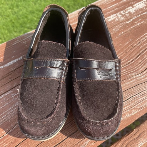 Kenneth Cole Flexy Penny Loafers Toddler Boys Size 9 Shoes Brown Suede ...