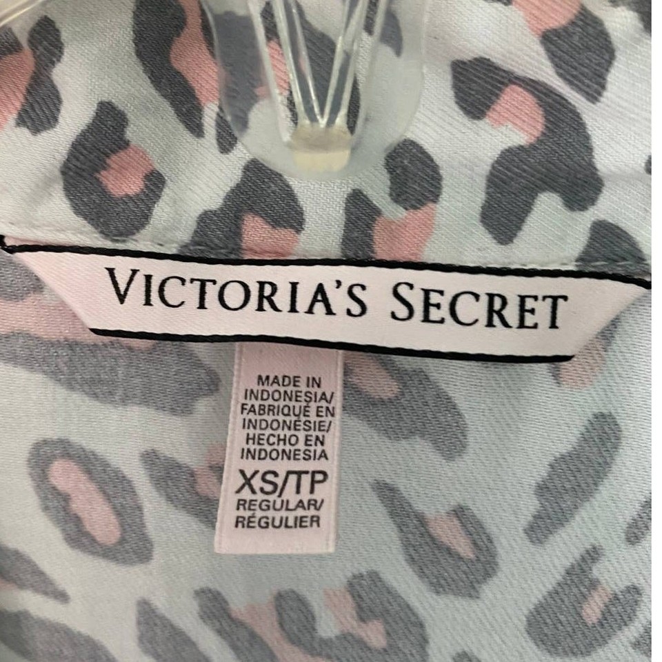 Victoria’s Secret Leopard Print PJ Pajama Set Size XS EUC | eBay