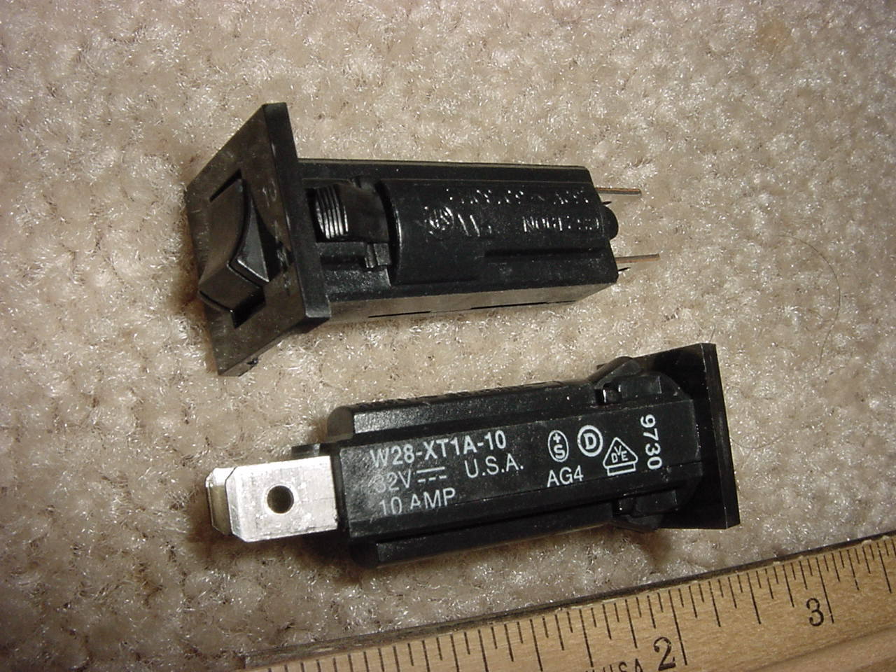 P & B - P/N W28-XT1A -10 Snap in 10-Amp Thermal Breaker | eBay