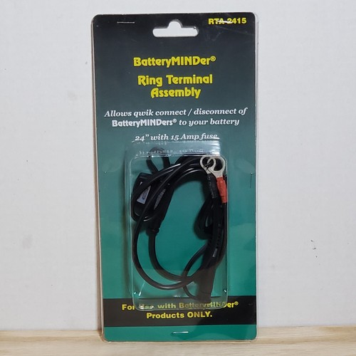 Battery Minder Ring Terminal Assembly 24" with 15 Amp Fuse RTA-2415 New ...