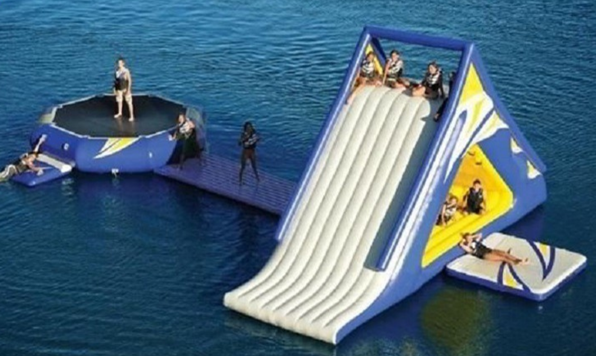 Inflatable Water Slides For Lakes