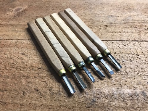 Vintage Wood Carving Chisels Small, set of 6 | eBay Australia