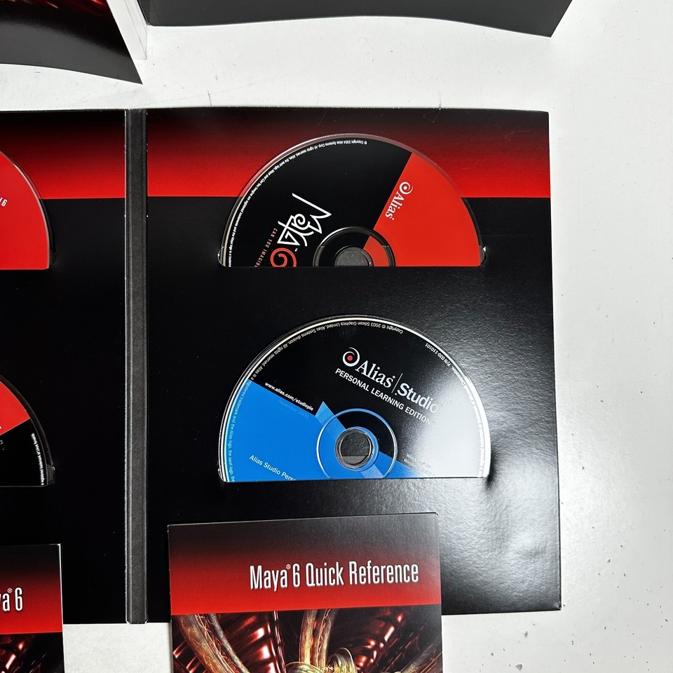 Alias Maya 6 Complete Box Set Win Xp Software | eBay