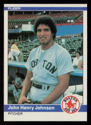 1984 Fleer John Henry Johnson #401 Boston Red Sox Baseball Card | eBay