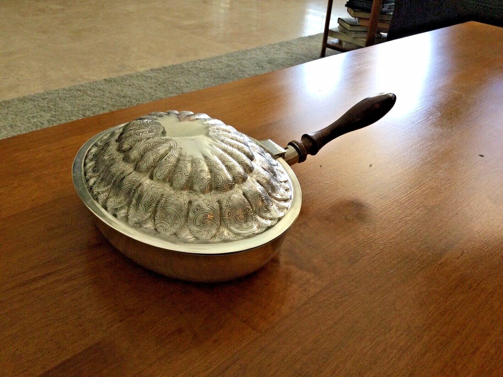 Beautifully Ornate Victorian Silverplated Etched Silent Butlers Table ...