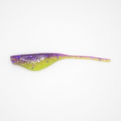*New* Crappie Slammer Straight Tail Shad CSST-005 Purple Chart Sparkle ...