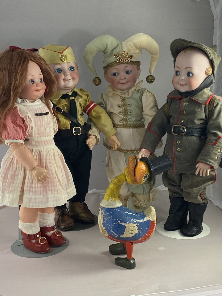 14.5” Antique German Googly Doll AM 323 Toddler Body! Adorable! | eBay