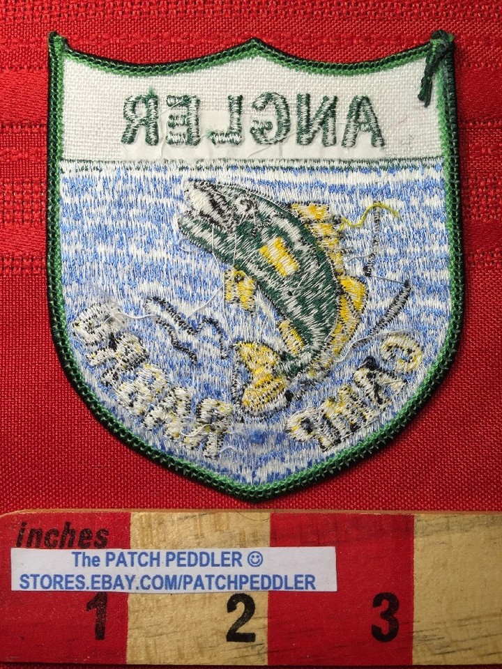 ANGLER FISHERMAN PATCH CAMP RAMBRO (NEAR BAGHDAD, KY) Bass Fisher 63A6 ...
