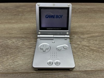 Nintendo Game Boy Advance SP Platinum Silver GBA SP Handheld Game ...
