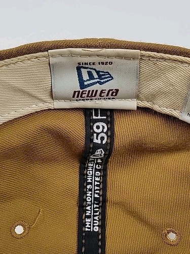 New Era 59FIFTY NFL Kansas City Chiefs Tan Fitted Hat, Size 7 3/8, 100% ...