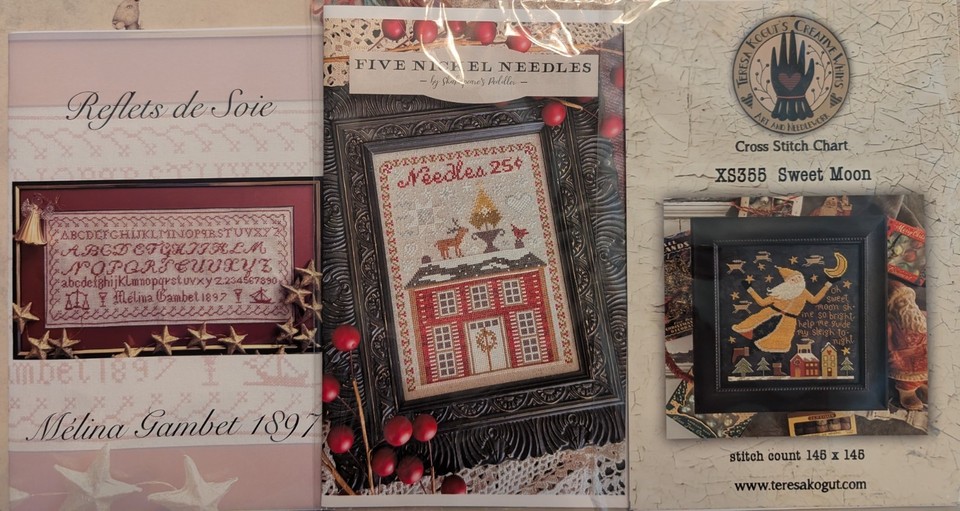 Lot of 20 Items From Kitten Stitcher 2024 Cross Stitch Advent Box + Box | eBay