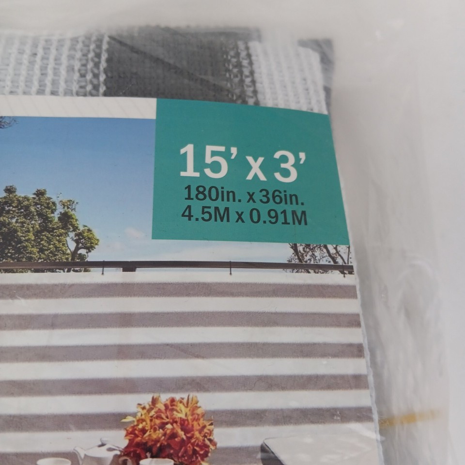 15 x 3 ft. Air Flow Deck & Fence Privacy Screen Model GF063 | eBay
