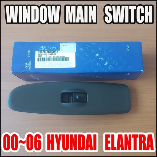 Hyundai 2000-2006 Elantra SWITCH ASSEMBLY - POWER WINDOW SUB 93575 ...