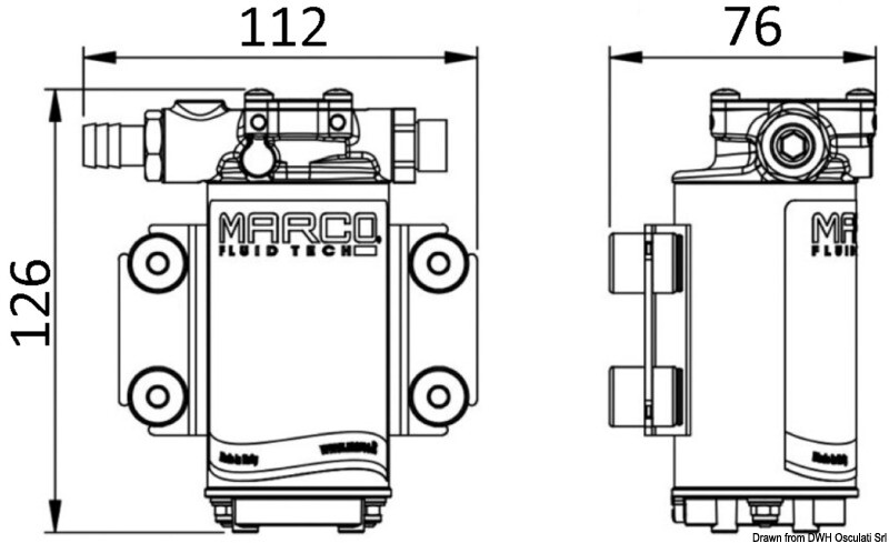 Marco UP2/Oil Transfer Pump 12V Electric Self Priming Oil Change | eBay UK