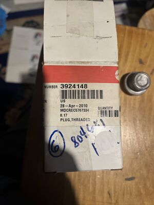 CUMMINS Oil Drain Sump Plug For 5.9L 3.9 Cummins Diesel 4B 6B 8.3C ...