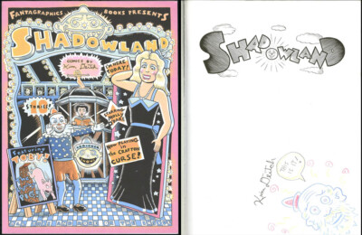 Kim Deitch SIGNED AUTOGRAPHED Shadowland NEW +SKETCH 1st Ed 1st Print ...