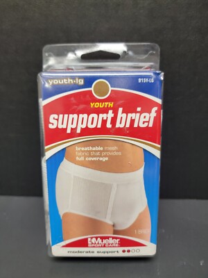Mueller Sport Care Support Brief Mesh Youth Large Moderate Support ...