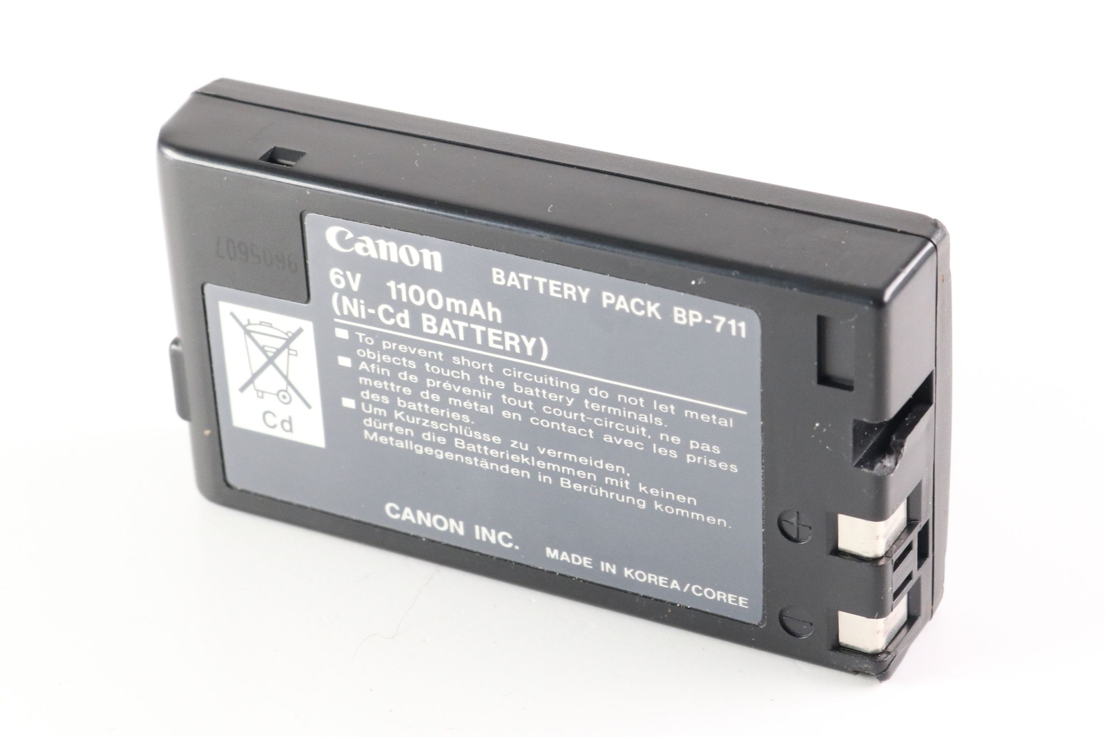 Canon BP-711 6V 1100mAh Ni-Cd Battery Pack for sale online | eBay