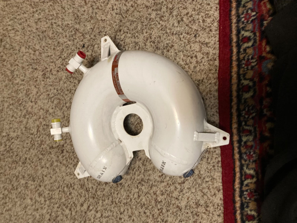 Rare NASA Aerospace High Pressure Pneumatic Reservoir / Vessel 500 PSI ...