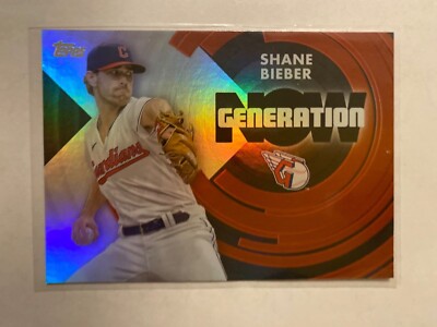 2022 Topps - Shane Bieber - Generation Now - GN-13 | eBay