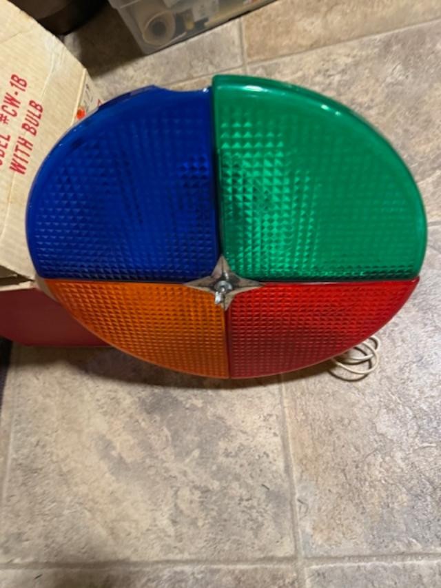 Vintage Holly Time Christmas Tree Color Wheel in Original Box Works | eBay