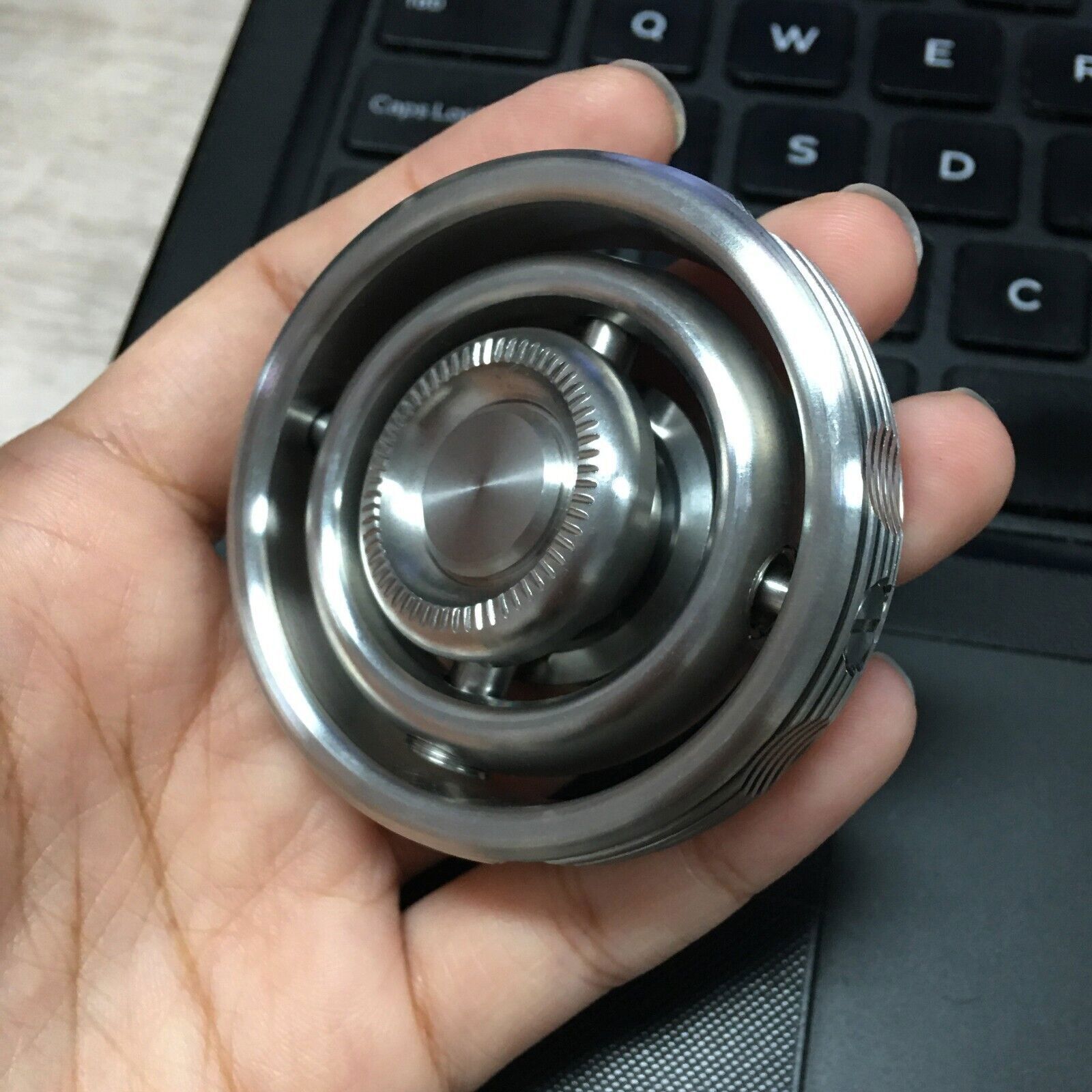 Fidget Spinner Metal Gyroscope Mechforce EDC Fingertip Toys Stress ...
