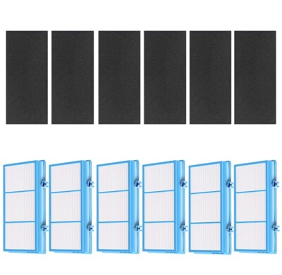 6 Pack HAPF30AT HEPA & Carbon Filter Set for Holmes AER1 HAP242-NUC Air ...