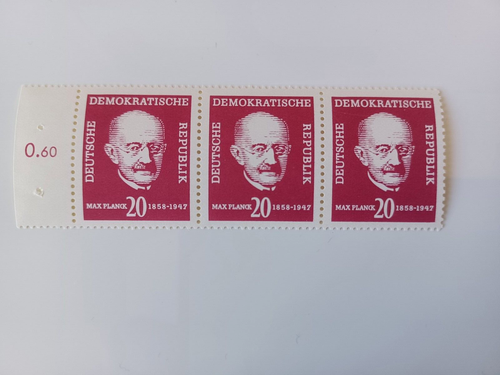 Stamps GDR 1958 Mi 627 Max Planck 100th birthday mint | eBay