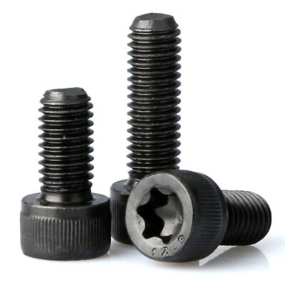 M3 M4 M5 M6 M8 M10 Black 12.9 Steel Torx Bolts Hexalobular Socket Cap ...