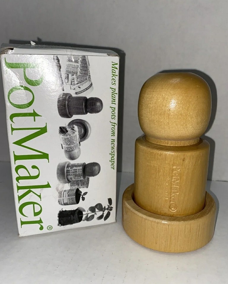 Do-It-Yourself Plant PotMaker from Newspaper Paper Pot Maker for ...