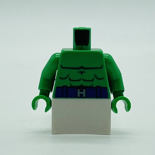 Lego Minifigure Torso Hulk Muscles Outline, Dark Purple Belt and Silver ...