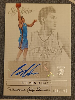 2013-14 Panini Signatures Steven Adams Rookie RC Auto /199 | eBay