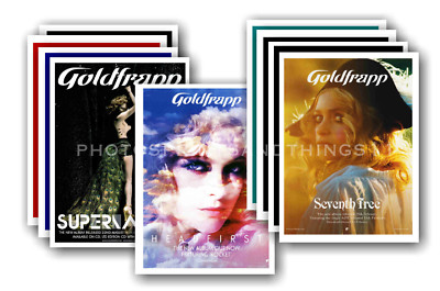GOLDFRAPP - 10 promotional posters collectable postcard set # 1 | eBay UK