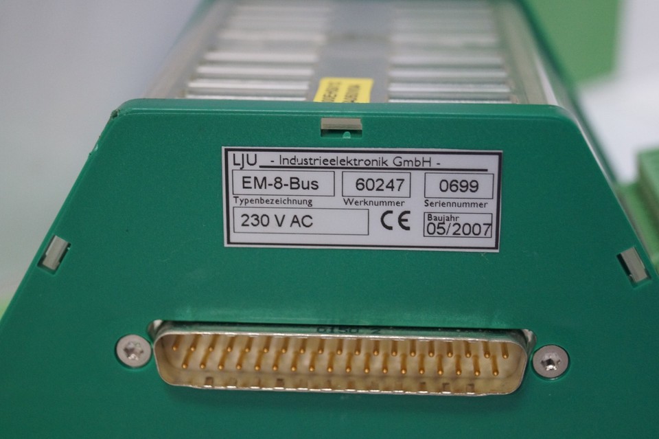 LJU Industrieelektronik - TYP: EM-8-Bus, 230 V AC, BJ2007 | eBay