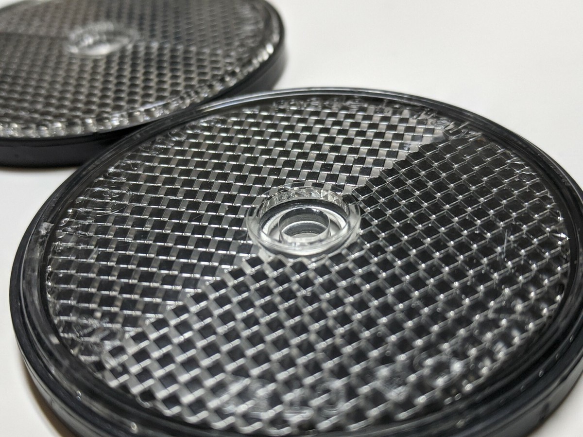 Driveway Reflectors 2-Pack Round Screw-On Reflectors For Trailers ...