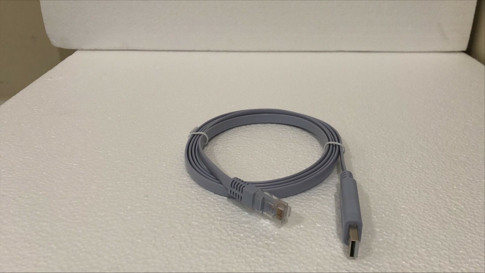 USB CONSOLE CABLE USB to RJ45 6ft CAB-CONSOLE-USB-RJ45 SERIAL CABLE for ...