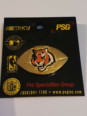CINCINNATI BENGALS PIN NFL metal pin badge OVAL | eBay