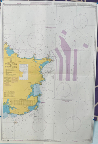 Admiralty 1289 WEIHAI GANG TO SHIDAO Gang CHINA - YELLOW SEA MARITIME ...