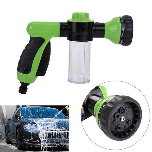 Foam Car Wash Spray Gun with Soap Dispenser Uses Hose Pipe High ...