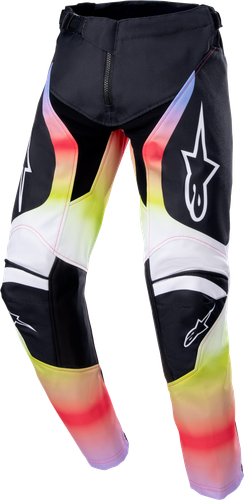 ALPINESTARS YOUTH RACER SEMI PANTS BLACK/MULTI COLOR 28 3741523-1152-28 ...