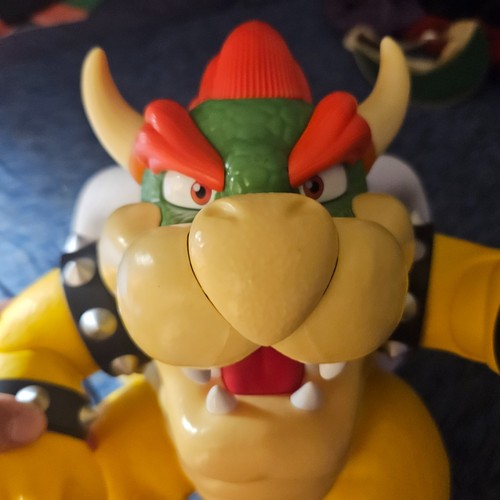 Super Mario Bros. Bowser 14" Action Figure Jakks World of Nintendo 14 ...