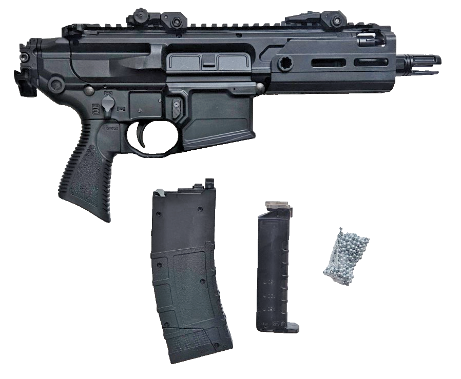 Sig Sauer Semi-Auto MCX Rattler with 3-Round Full Auto Burst CO2 BB Air ...