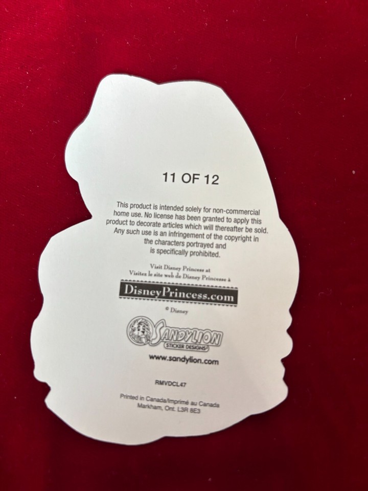 Sandylion Disney Princesses Vending Machine Glitter Sticker Aurora ...
