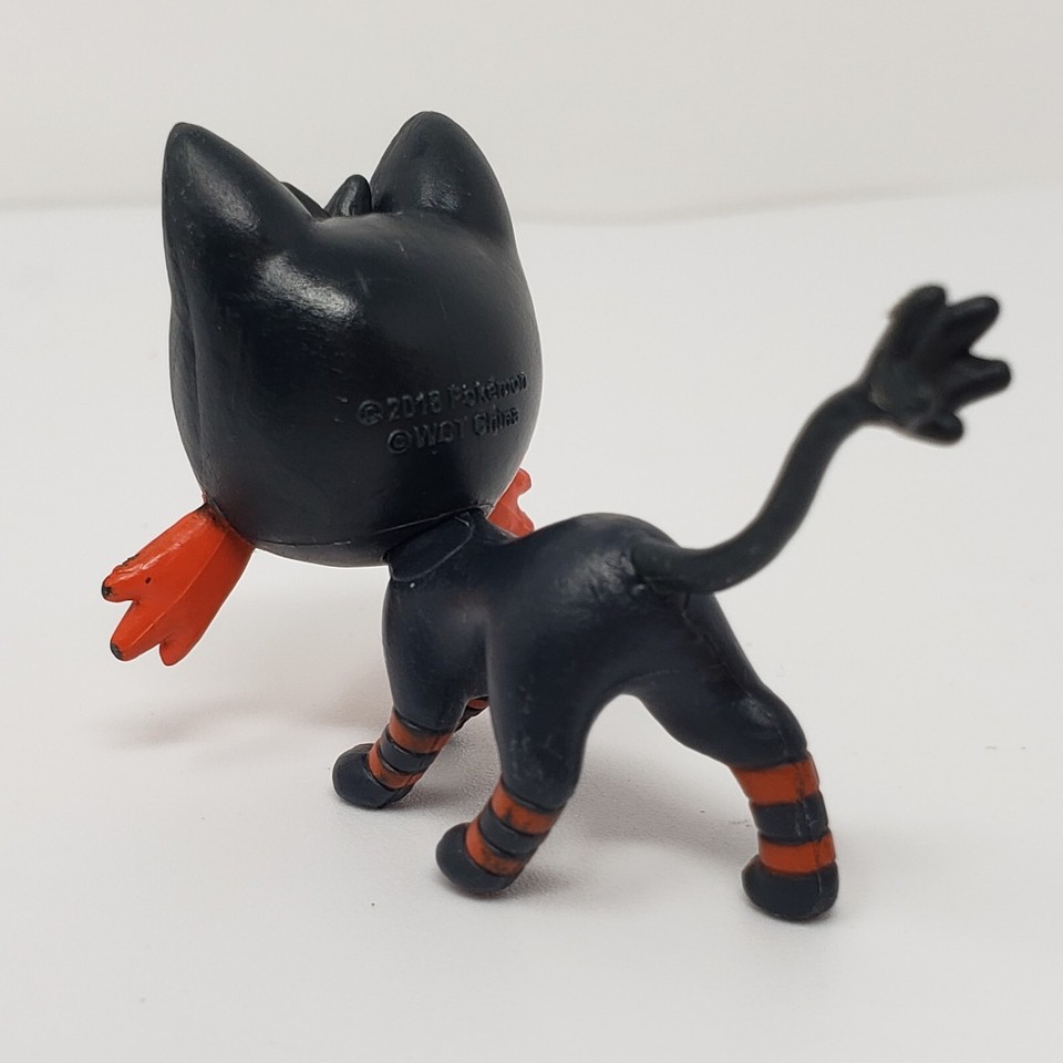 Pokémon Wicked Cool Toys Litten Cat Kitten Action Figure | eBay