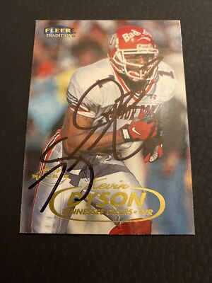 Kevin Dyson Rookie Autograph Card | eBay