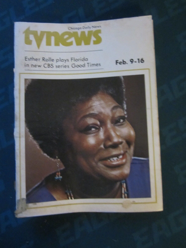 TV News Magazine Regional TV Guide February 1974 Esther Rolle Good ...