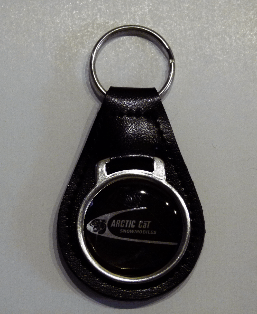 Reproduction Arctic Cat Swoosh-Chr Snowmobile Medallion Leather ...