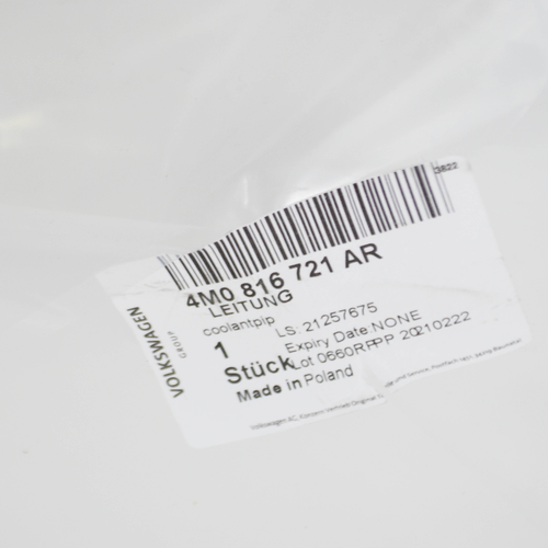 NEW AUDI Q7 4M A/C REFRIGERANT LINE 4M0816721AR ORIGINAL 4M0-816-721-AR ...